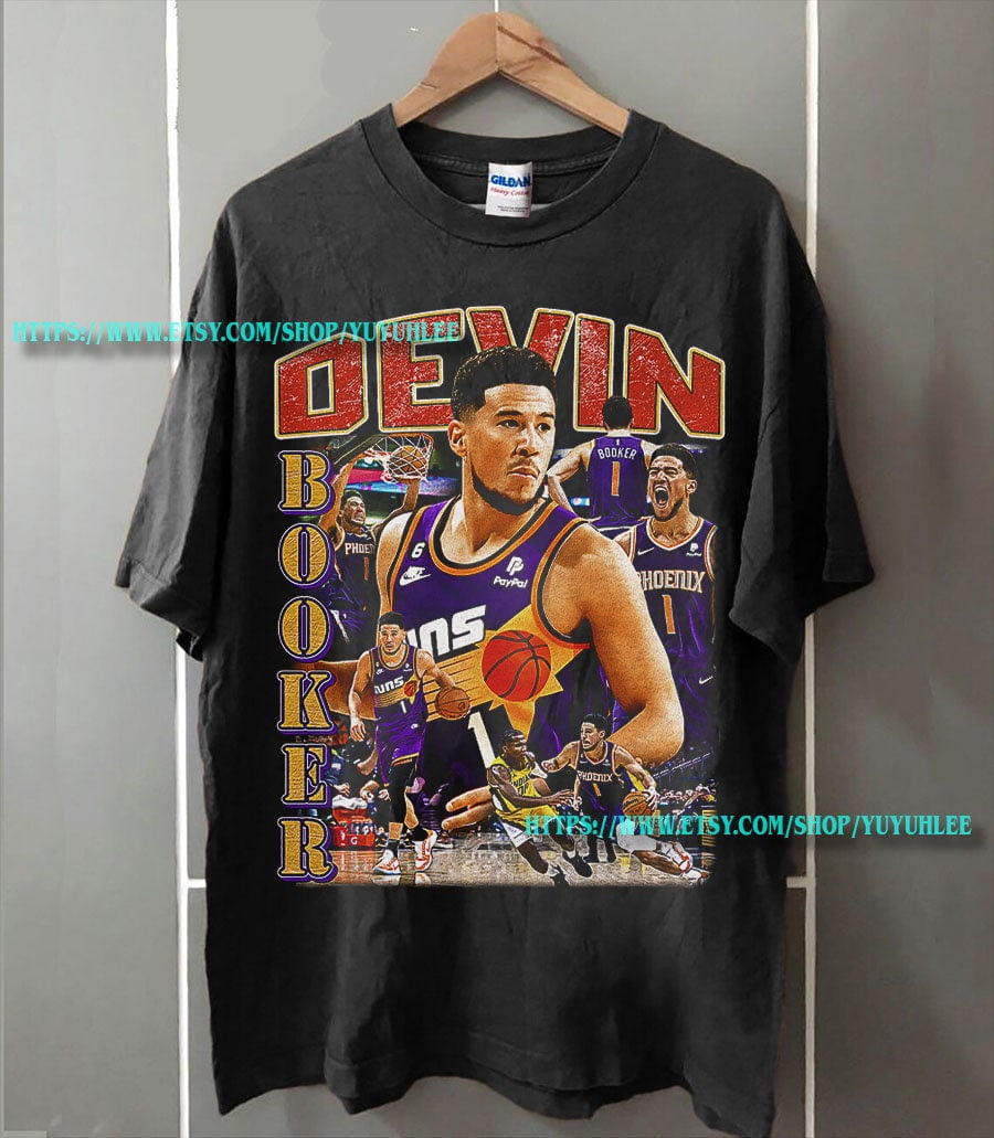 Devin Booker Shirt, Basketball shirt, Classic 90s Graphic Tee, Unisex ...