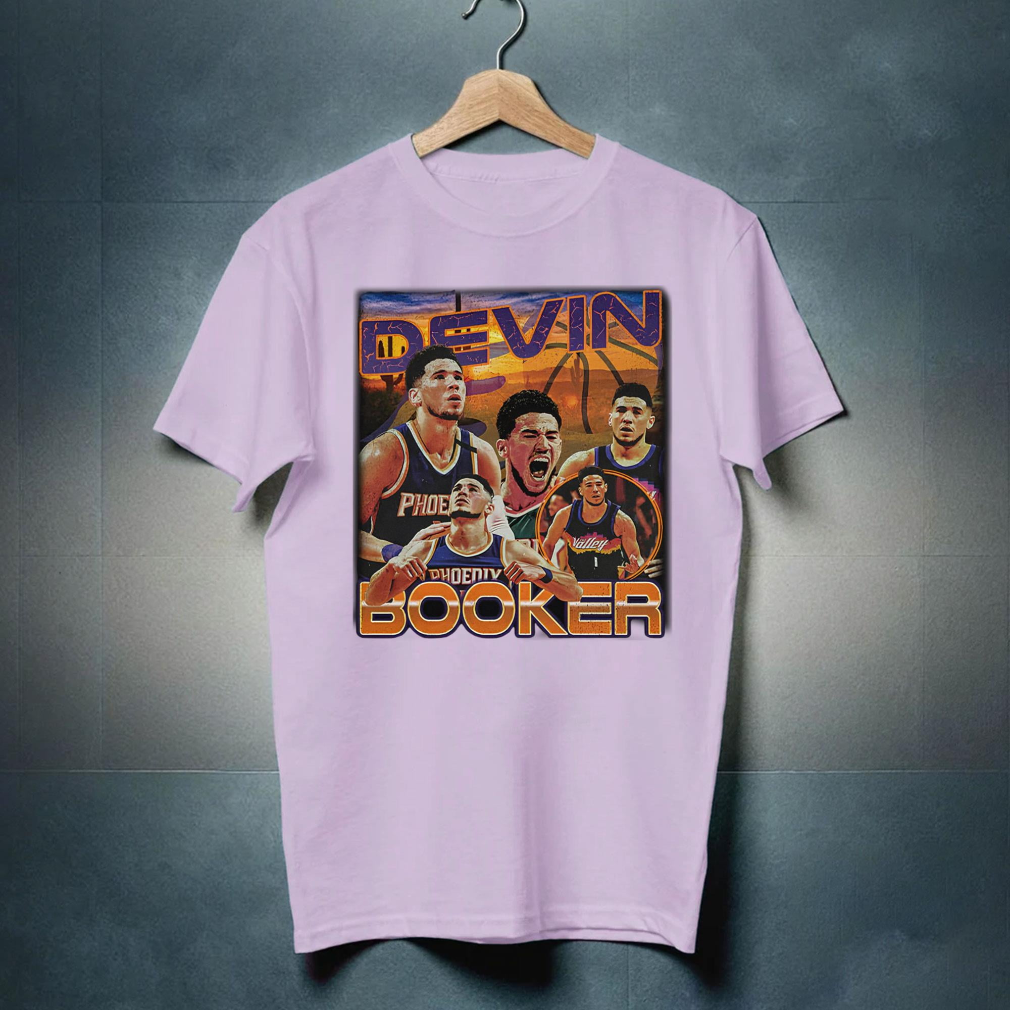 Devin Booker Shirt Vintage Devin Booker Graphic Tee Dbook Jersey Bootleg 90s Style Oversized T ...