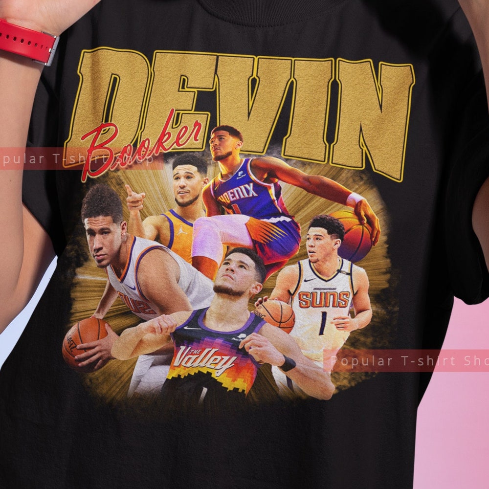 Devin Booker Vintage Unisex Shirt, Vintage Devin Booker TShirt Gift For ...