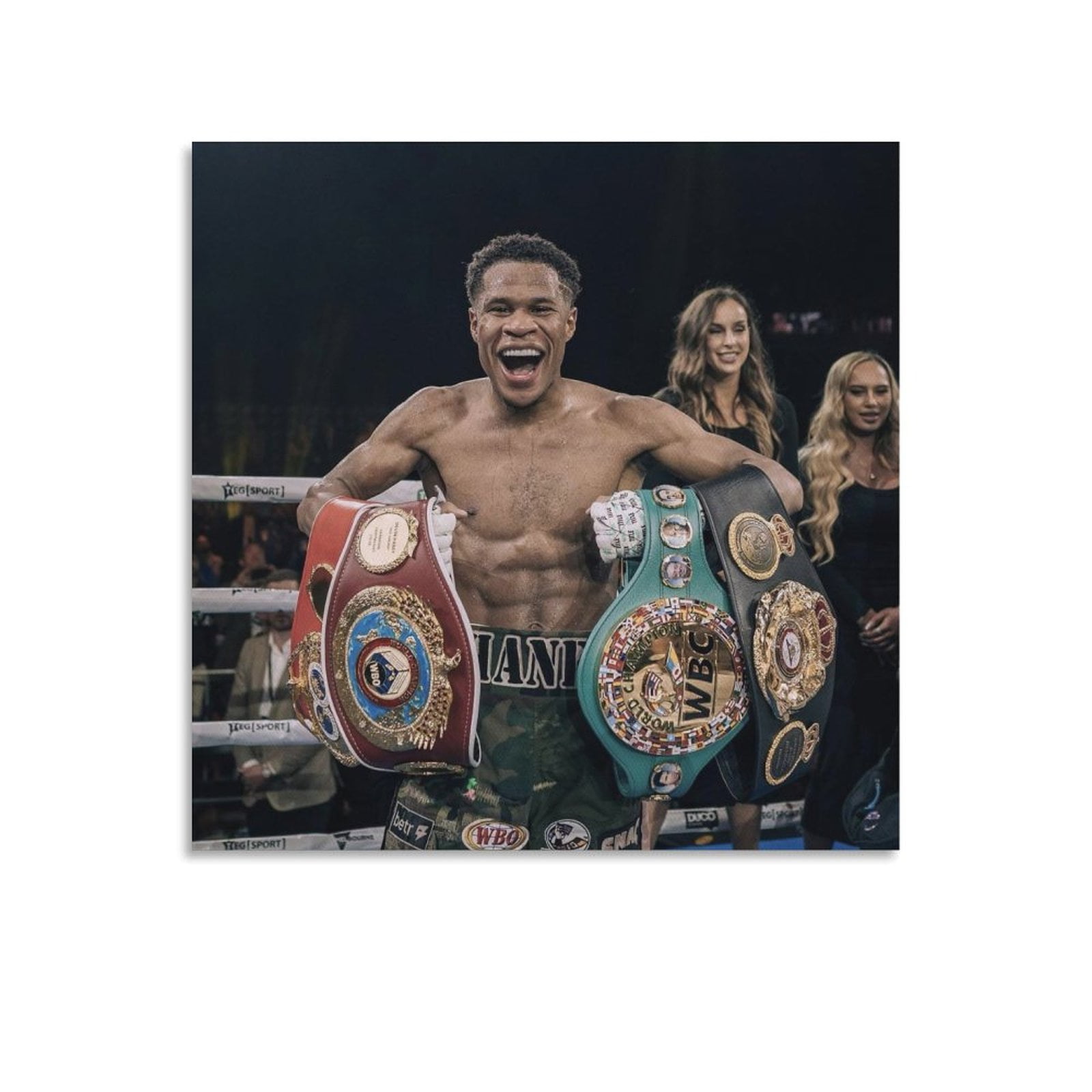 Devin Haney Boxer Boxing Poster Art Posters Wall Art Painting Canvas ...