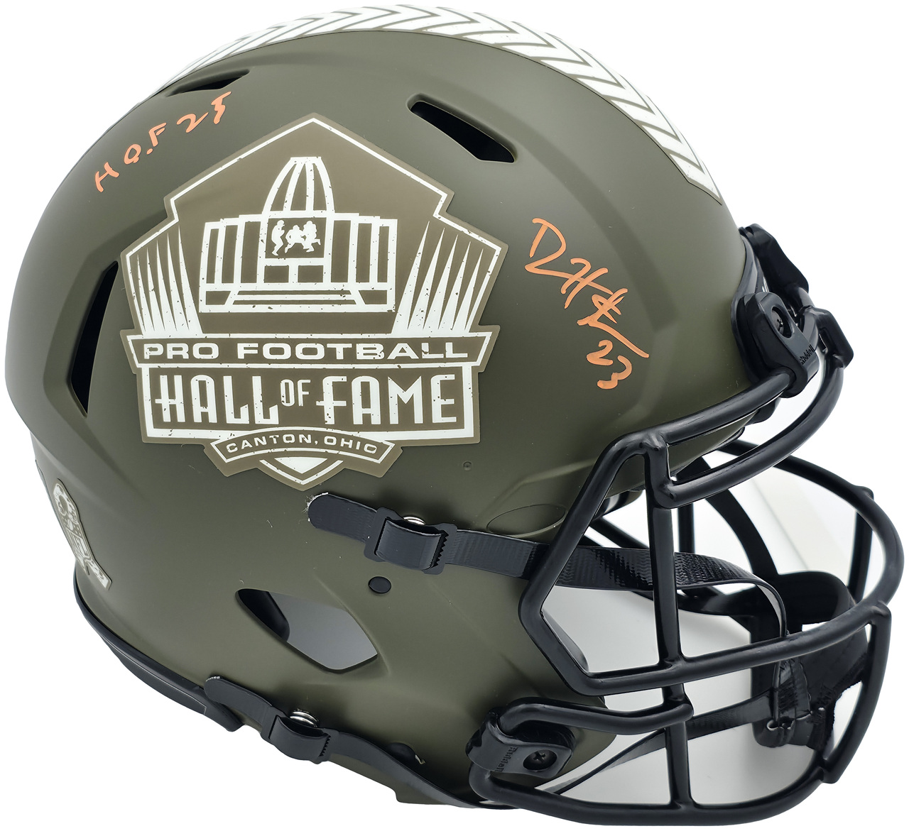 Devin Hester Autographed Chicago Bears Army Green Salute To Service ...