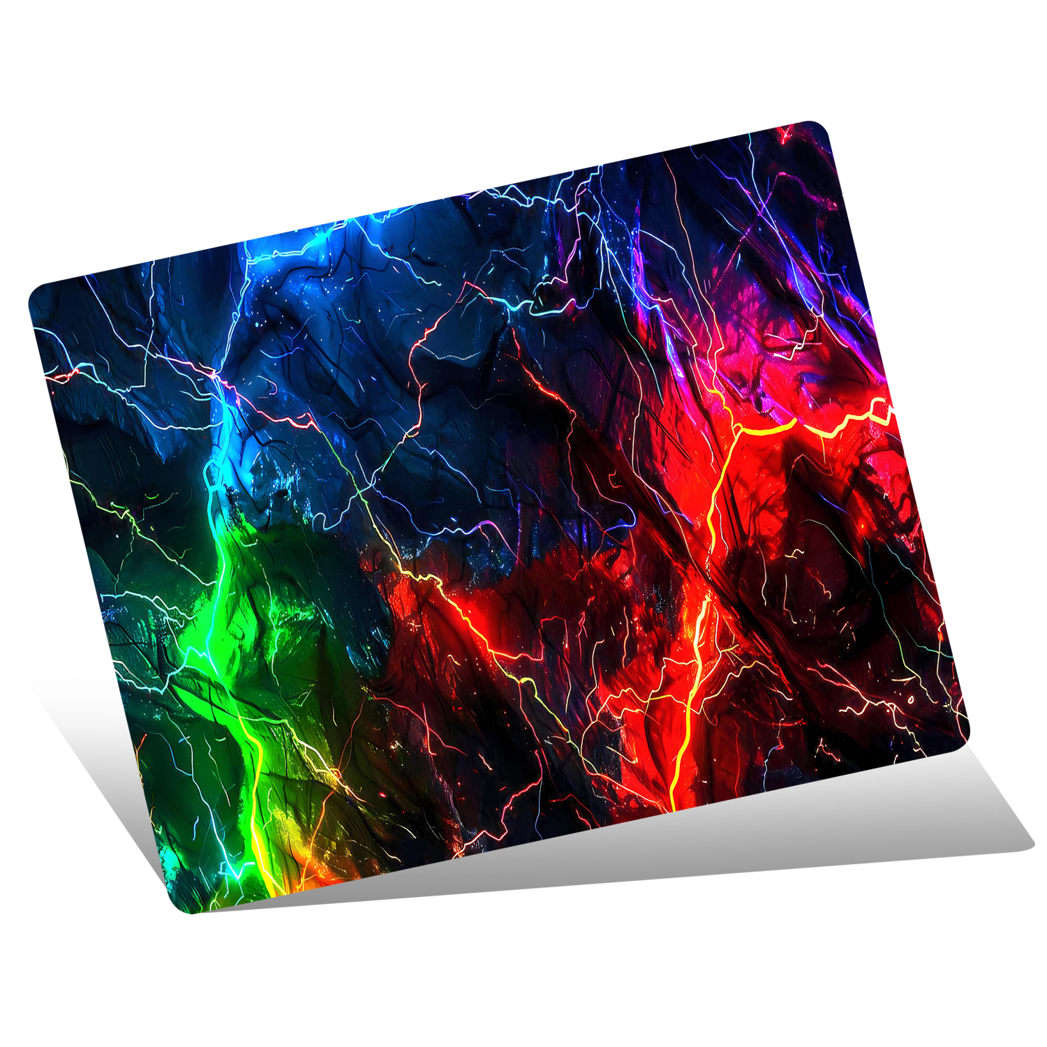 Devineresse Glass Mousepad for Gaming, Lightening Hard Mouse Pad, Ultra ...