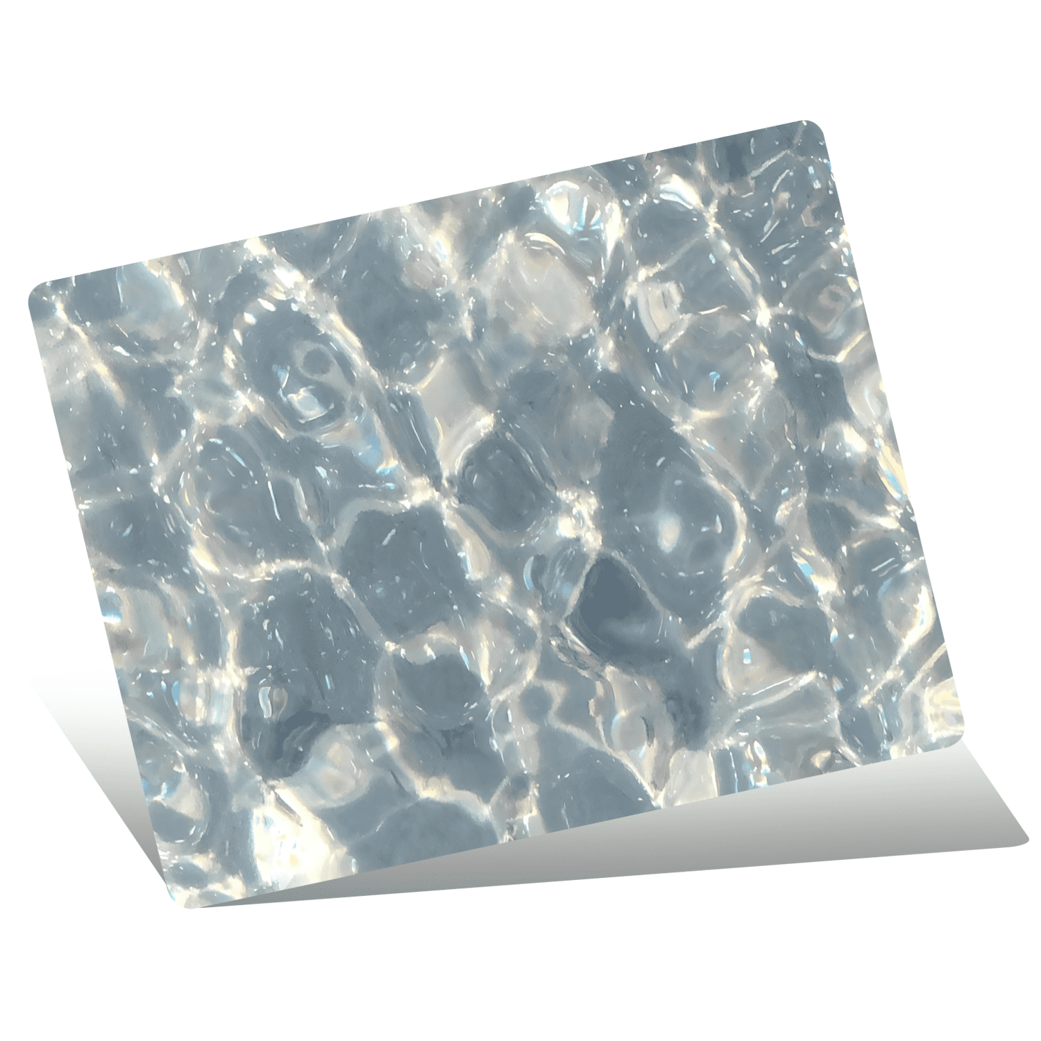 Devineresse Glass Mousepad for Gaming, Water Ripple Hard Mouse Pad ...