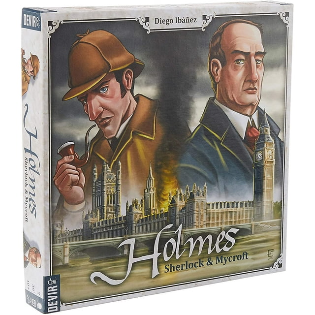 Devir - Holmes Sherlock and Mycroft, Duel Board Game, Ingenious ...