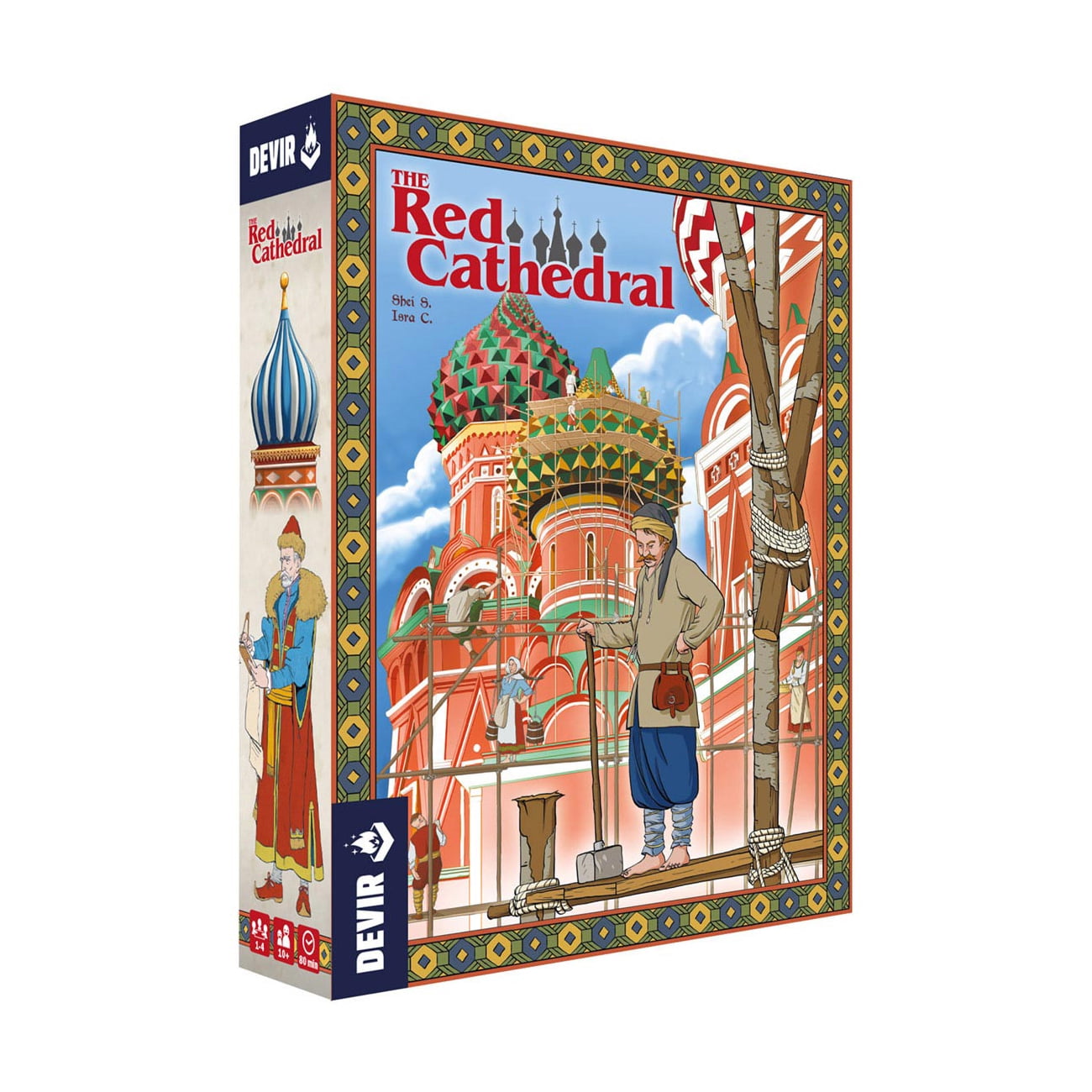 Devir - The Red Cathedral, Board Game, Strategy Board Game, Ingenious Game, Multilanguage, Age ...
