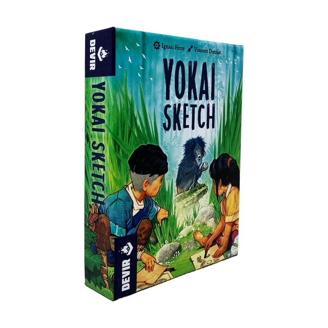 Devir Yokai Sketch Board Game - Forest Spirits Elements Card Game for 2 Players - Walmart.com