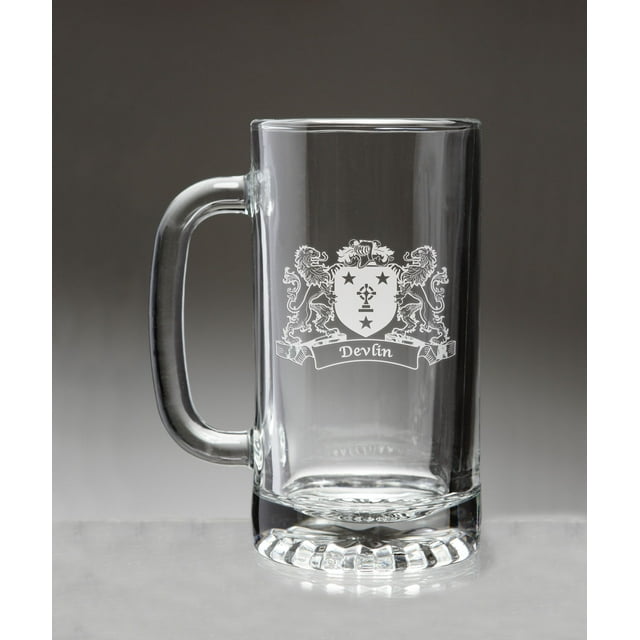 Devlin Irish Coat of Arms Beer Mug with Lions - Walmart.com
