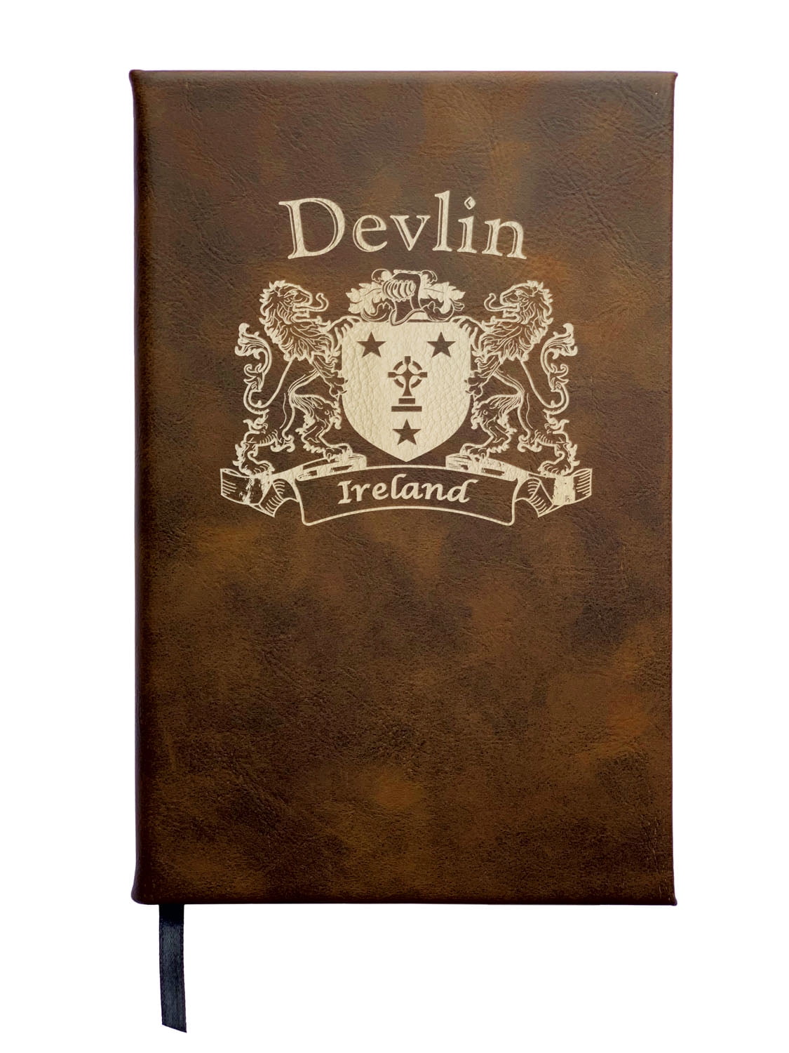 Devlin Irish Coat of Arms Leather Journal - Walmart.com