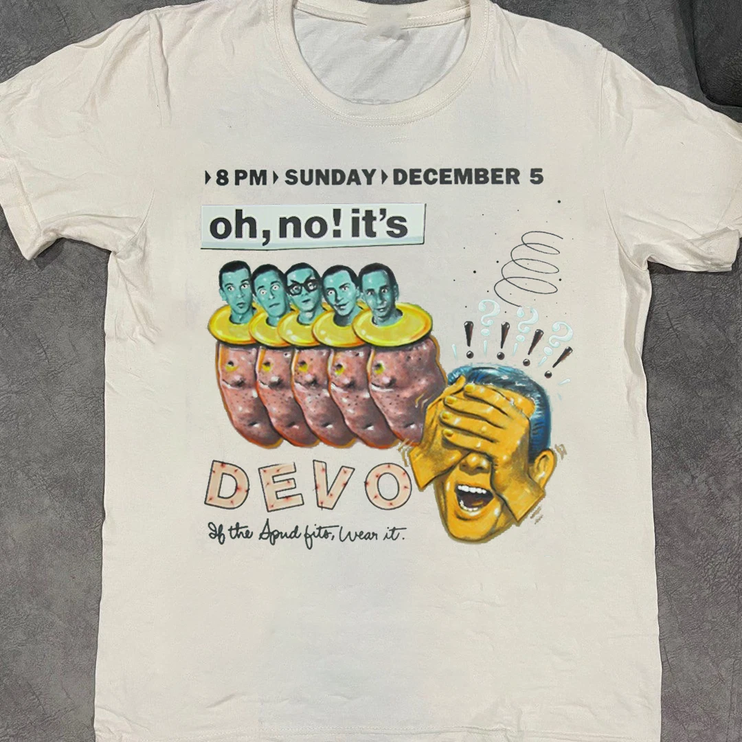 Devo Band Oh No It's Poster Rock Unisex Adult T-Shirt All Size BT052 ...