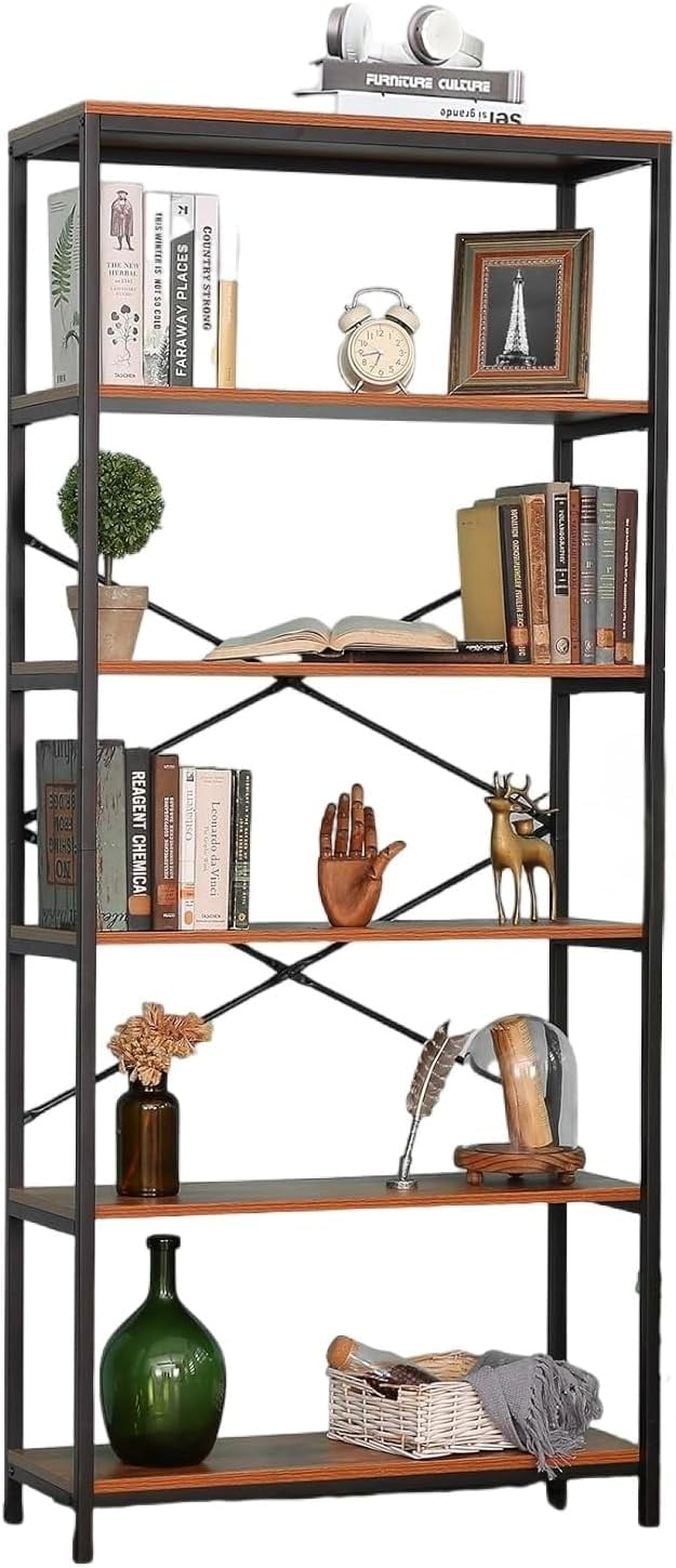 Devo Bookshelf, Industrial Book Shelf Large Storage Shelves, Display ...