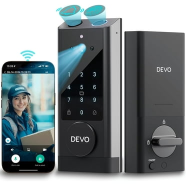 Devo G1 Video Smart Lock with Camera&Doorbell, Keyless Entry Door Lock ...