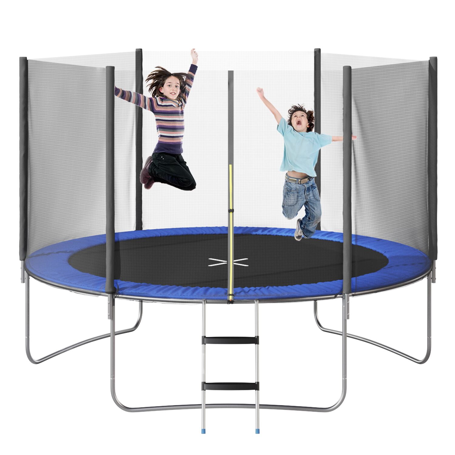 Devoko 10 FT Trampoline with Safety Net, Weight Limit, Easy Assembly ...