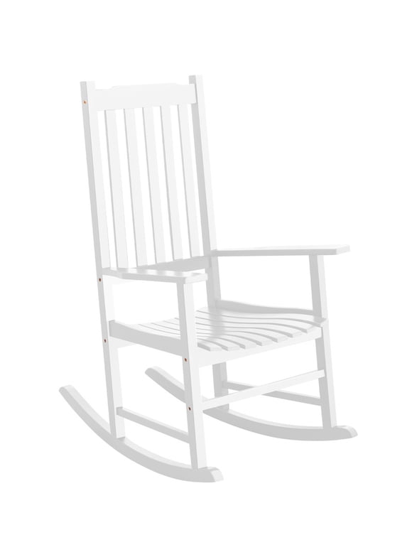 White Outdoor Rocking Chairs in Outdoor Rocking Chairs - Walmart.com