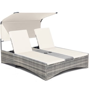 Double Chaise Lounges in Outdoor Seating - Walmart.com