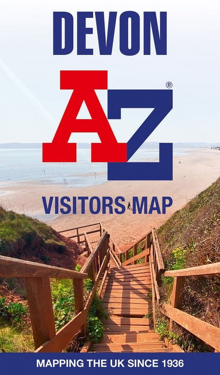 Devon A-Z Visitors Map (Sheet map, folded) - Walmart.com