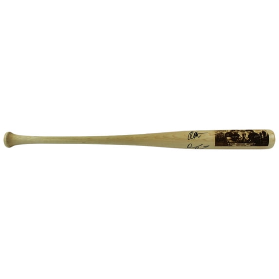 Devon & Auden Larratt Autographed/Signed Custom Engraved Blonde Bat ...