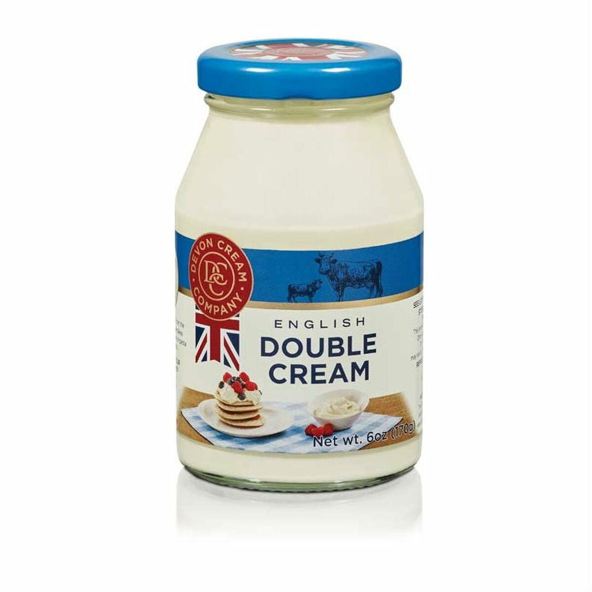 Devon Cream, English Double Cream 6oz Pack of 2, Fresh Versatile ...