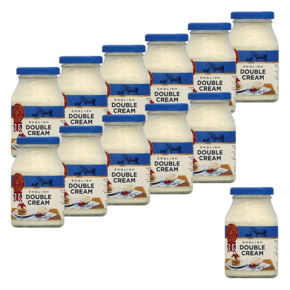 Devon Company Double Devon Cream, 6OZ, 12 Pack, 48% Butterfat, Clotted ...