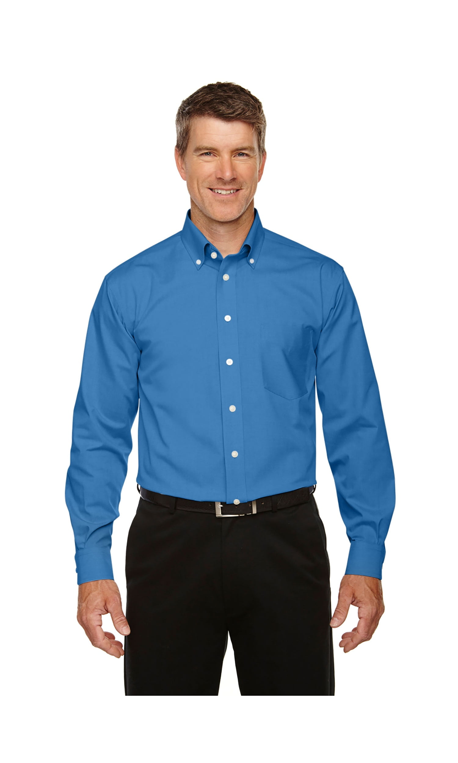 Devon & Jones Classic Fit Oxford Dress Shirt. D630. - Walmart.com