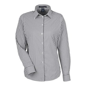 Devon & Jones Men's Crown Collection Gingham Check Shirt, Style D640 ...