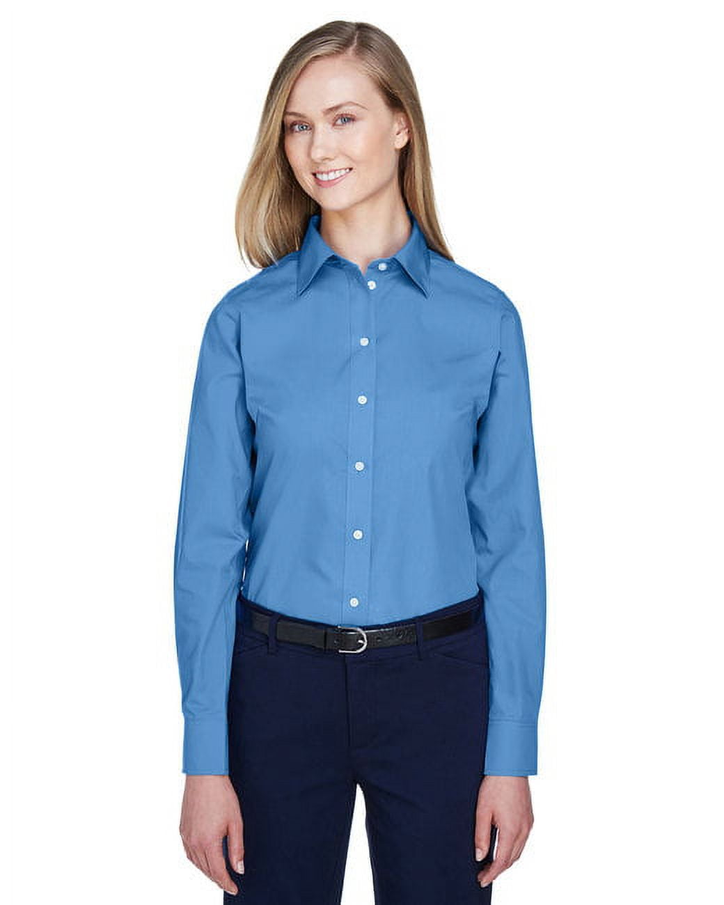 Devon & Jones D620W Ladies Crown Woven Collection Solid Broadcloth ...
