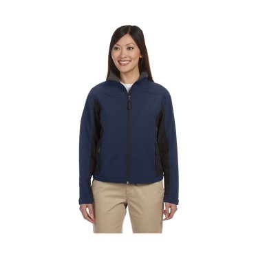 Devon & Jones Women's Hooded Soft Shell Solid Jacket D998W - Walmart.com