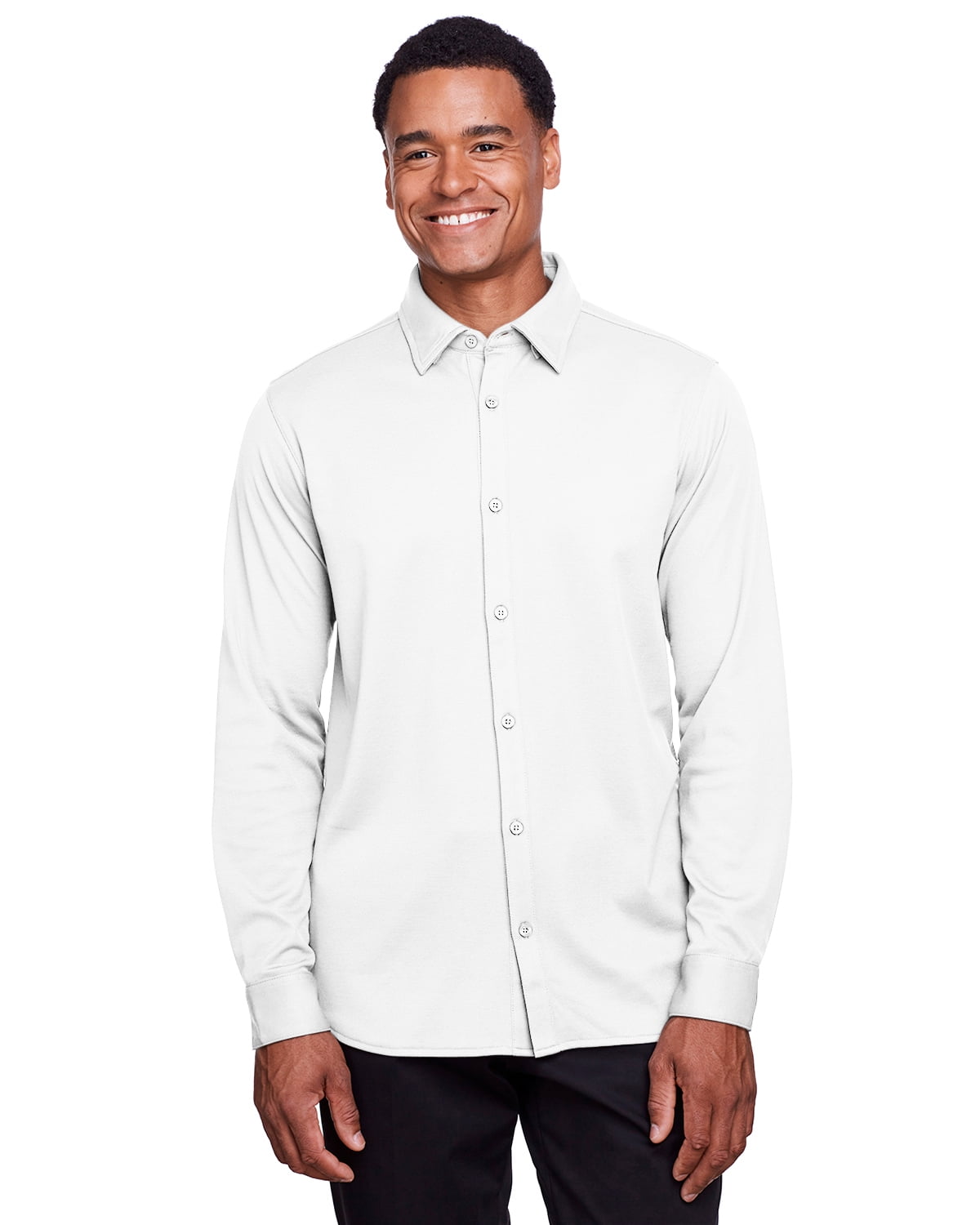Devon & Jones DG20Z Men's CrownLux Performance Plaited Button-Down ...