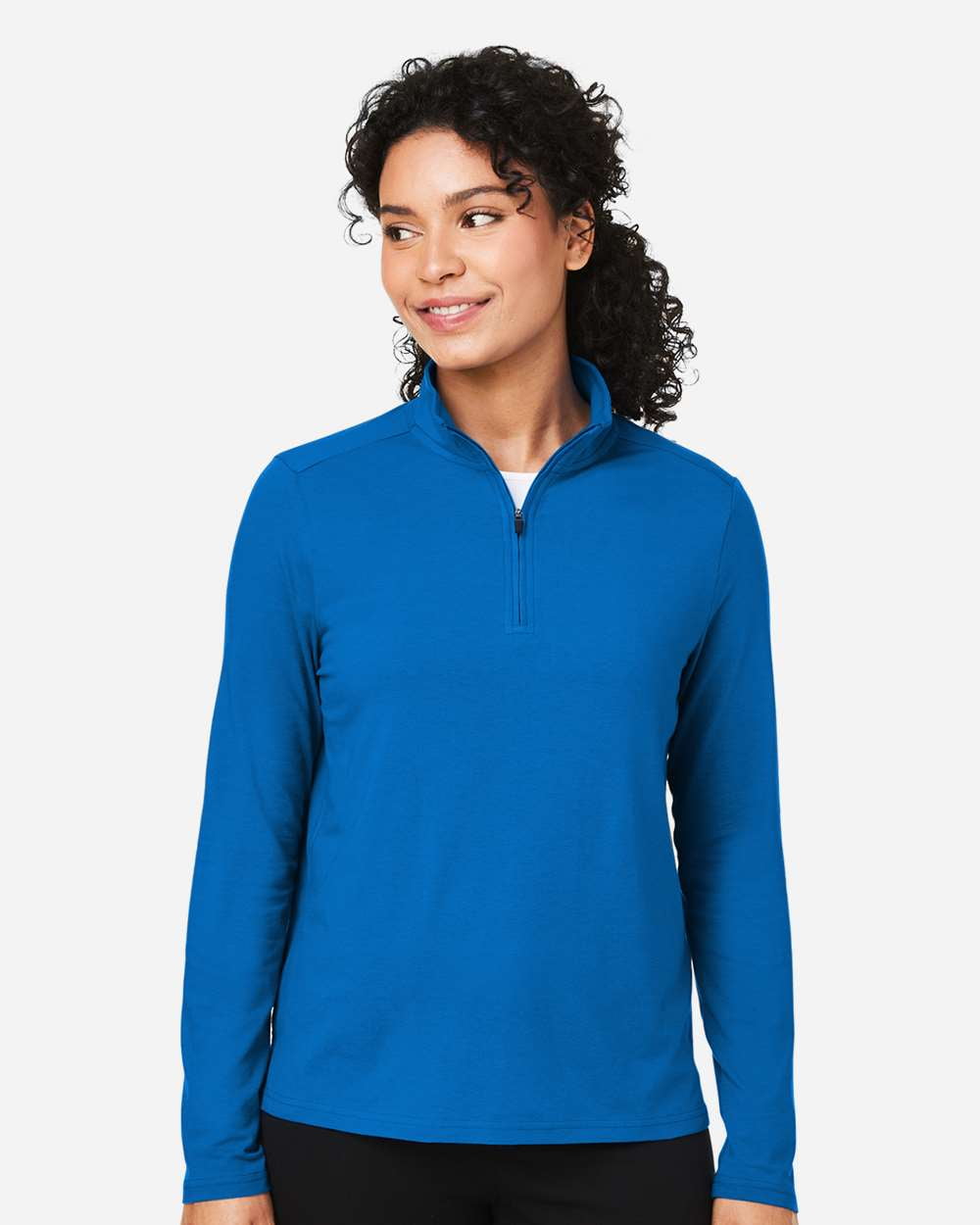 Devon & Jones DG425W Women's Raleigh Stretch Quarter-Zip Pullover ...