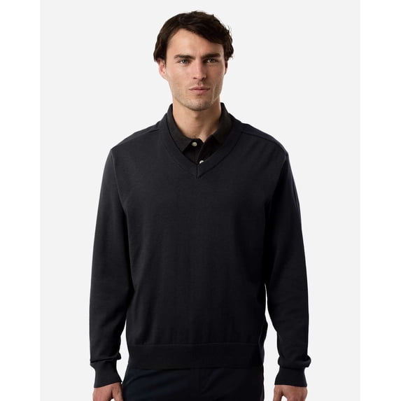 Devon & Jones DG445 Men's New Classics V-Neck Sweater-Black-S - Walmart.com