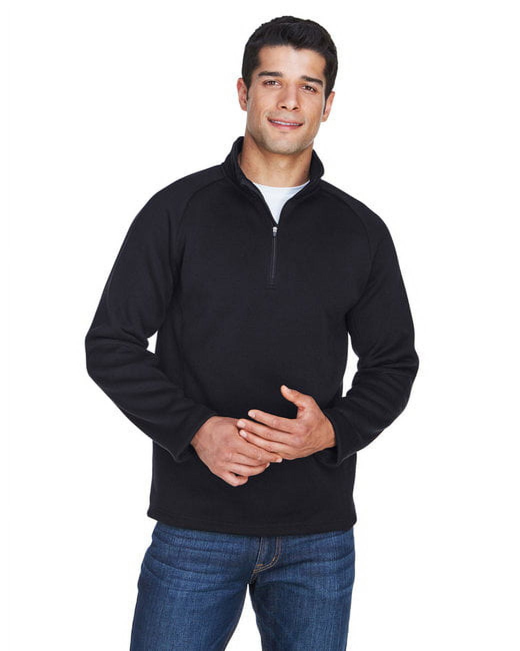 Devon & Jones DG792 Unisex Bristol Sweater Fleece Quarter-Zip Pullover ...