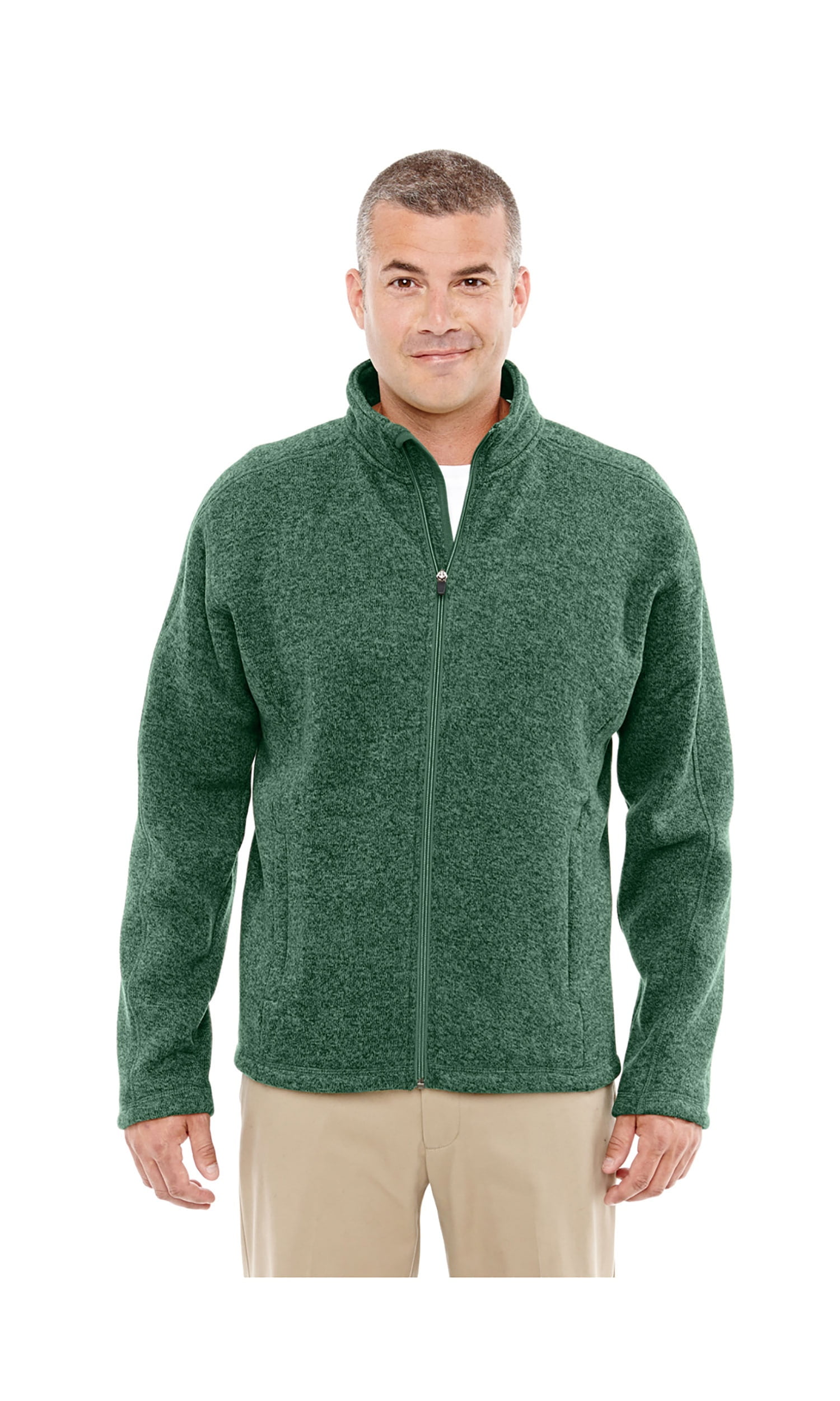 Devon & Jones Dg793 Men'S Bristol Full-Zip Sweater Fleece Jacket ...