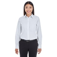 Devon & Jones D640W Ladies Crown Woven Collection Gingham Check ...