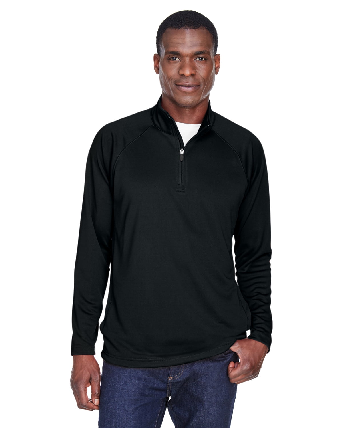 Devon & Jones Men's Stretch Tech-Shell Compass Quarter-Zip - DG440 ...