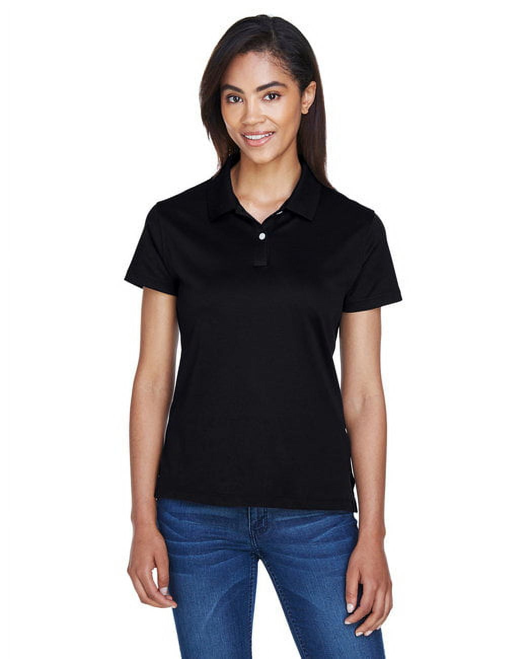 Devon & Jones Pima-Tech Jet Pique Polo (DG200W) Black, 3XL - Walmart.com