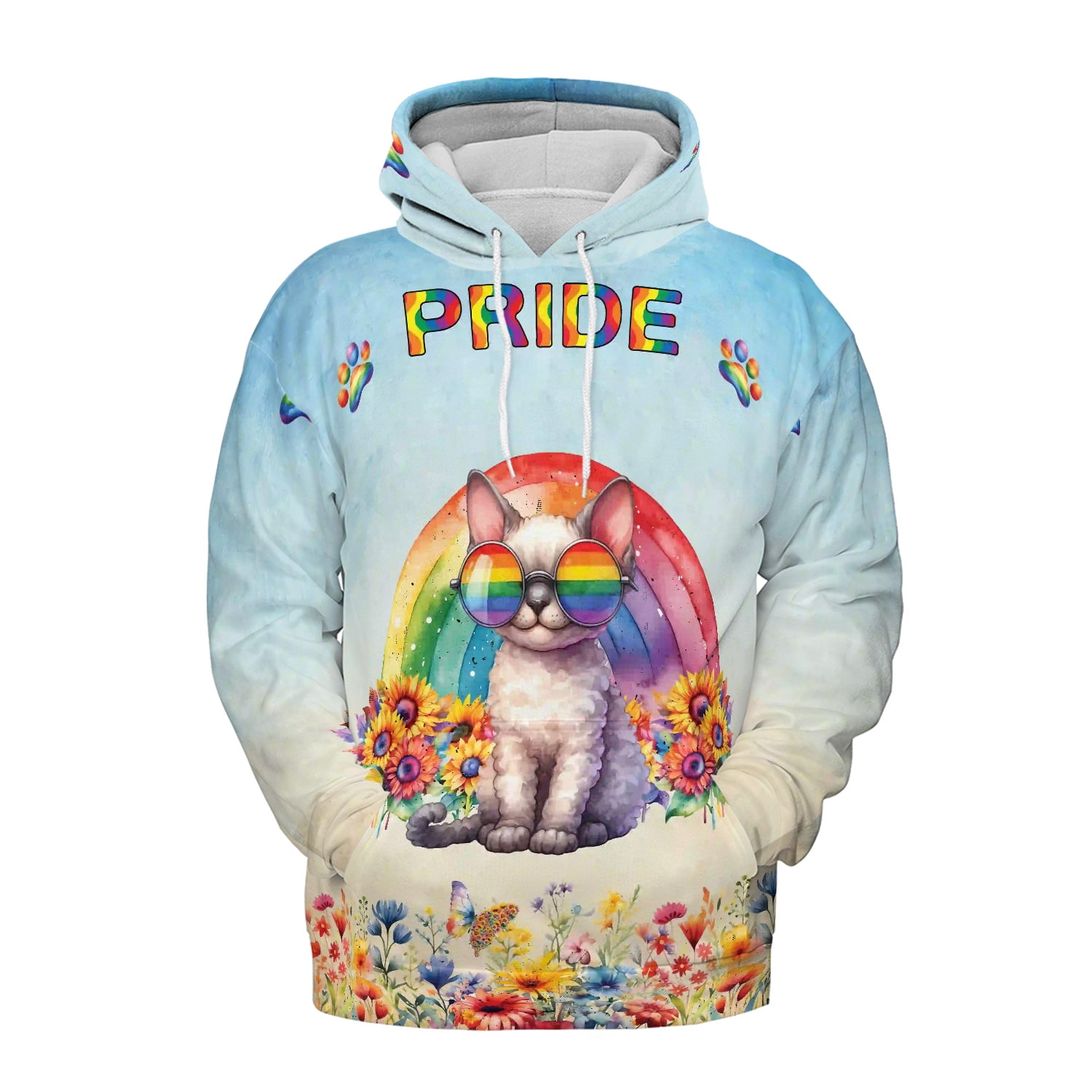 Devon Rex Celebrates Rainbow Pride Month LGBT LGBTQ+ All Over Print 3D ...