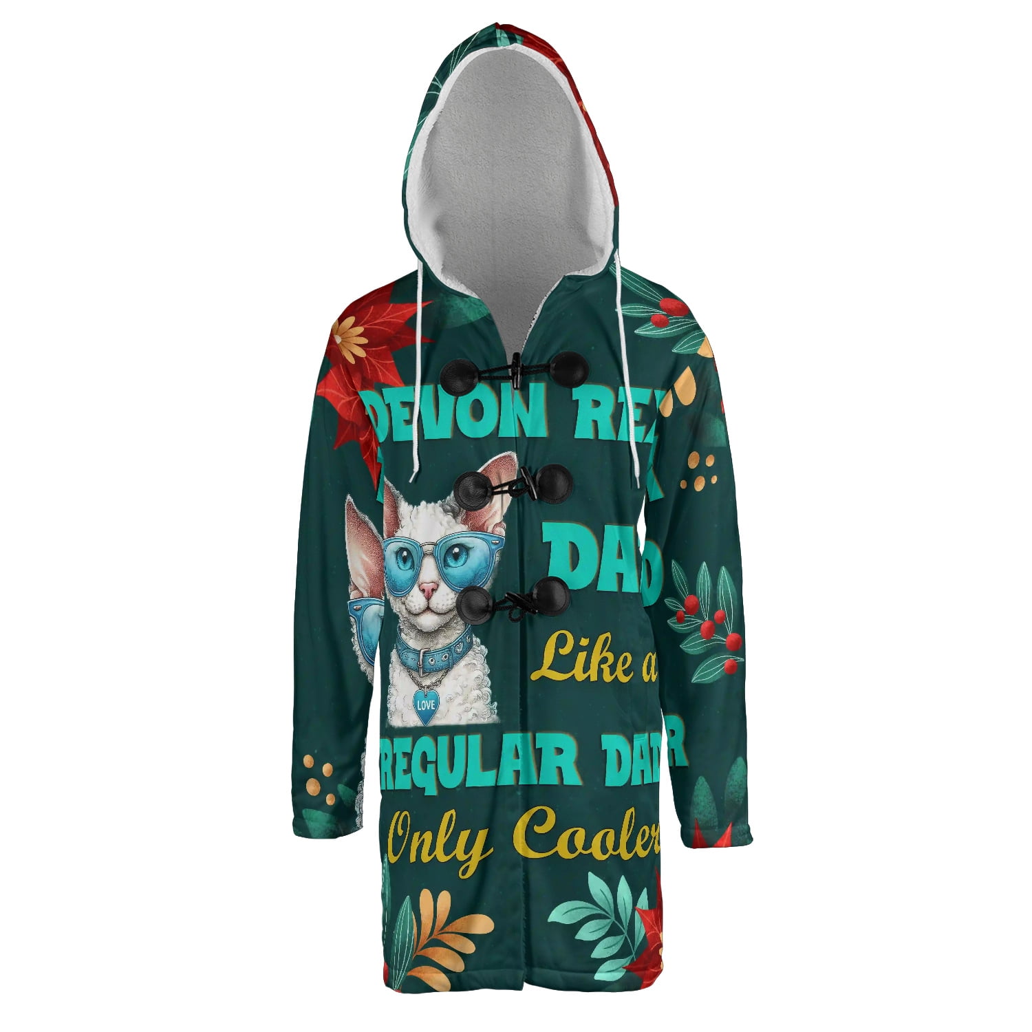 Devon Rex Dad Like a Regular Dad Only Cooler Happy Father's Day All ...
