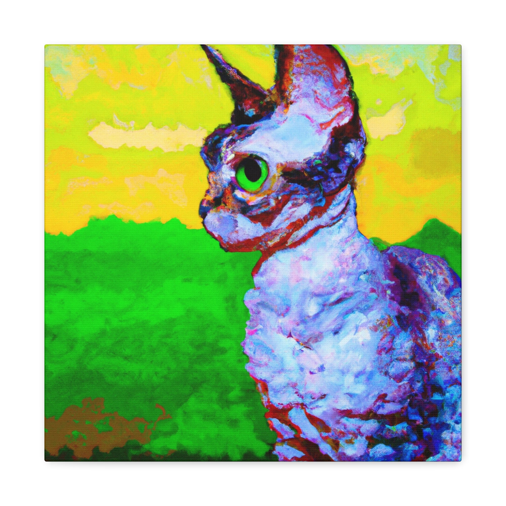 "Devon Rex Fauvism" - Canvas - Walmart.com