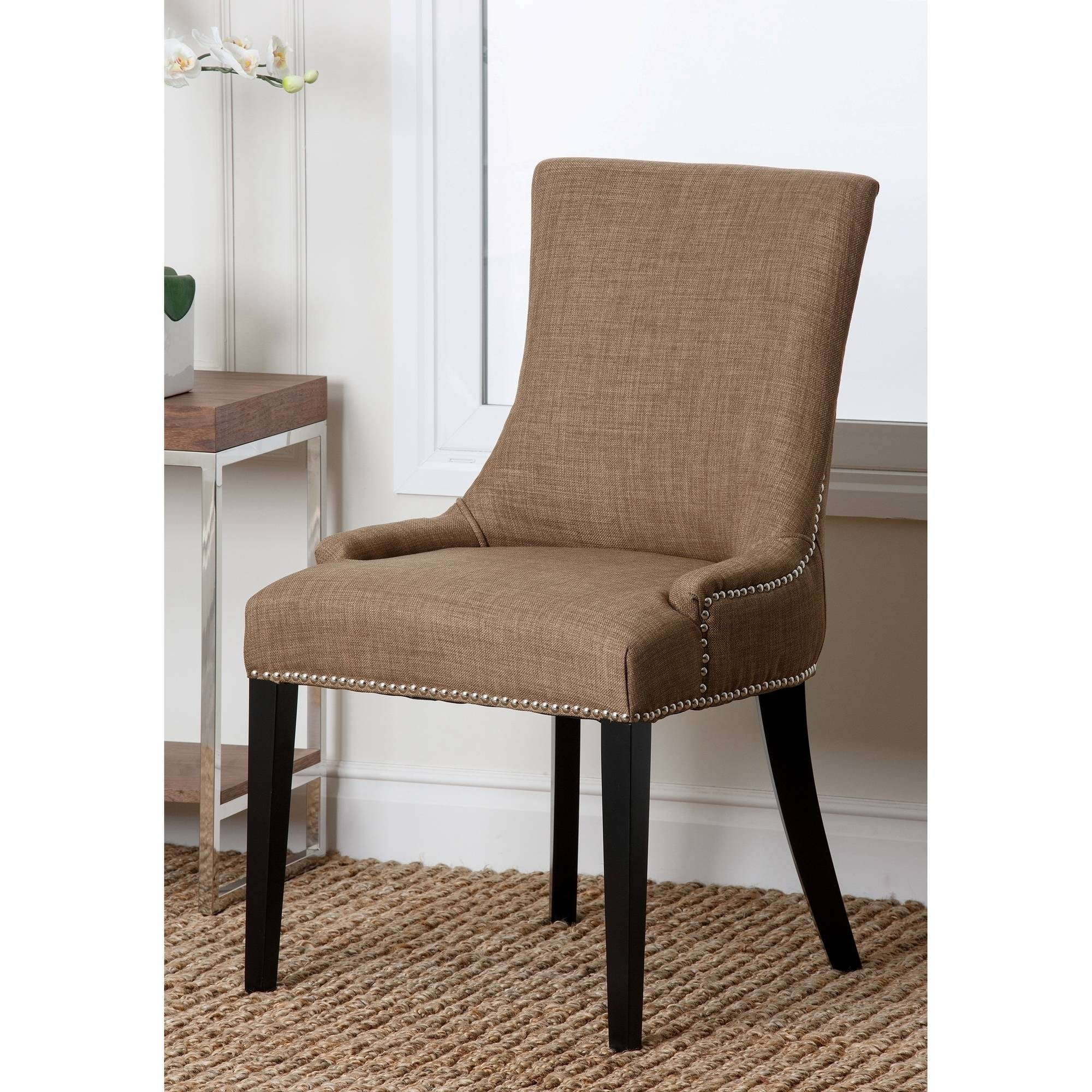 Devon and Claire Laguna Fabric Nailhead Trim Dining Chair, Multiple ...