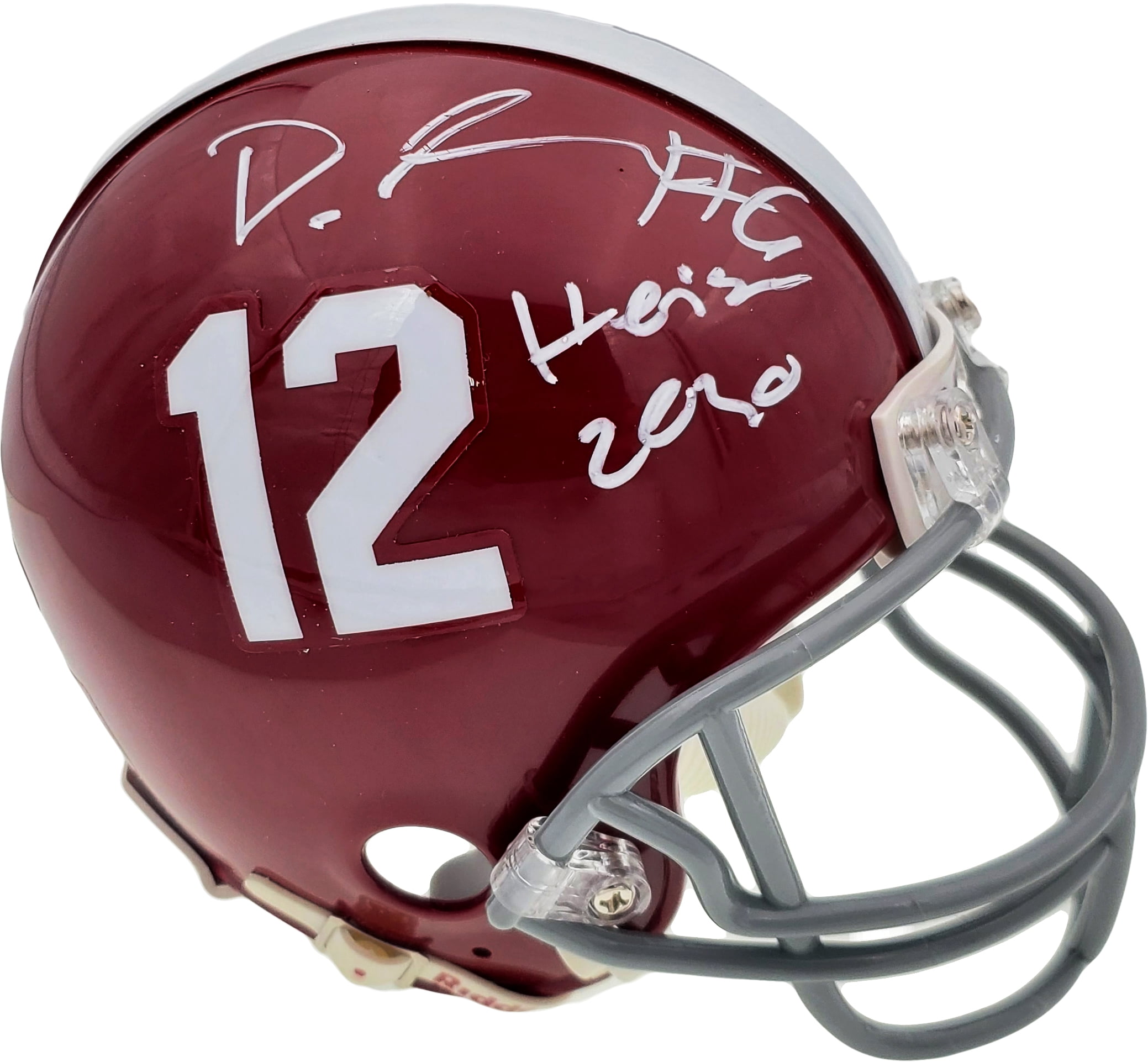 Devonta Smith Autographed Alabama Crimson Tide Mini Helmet "Heisman ...