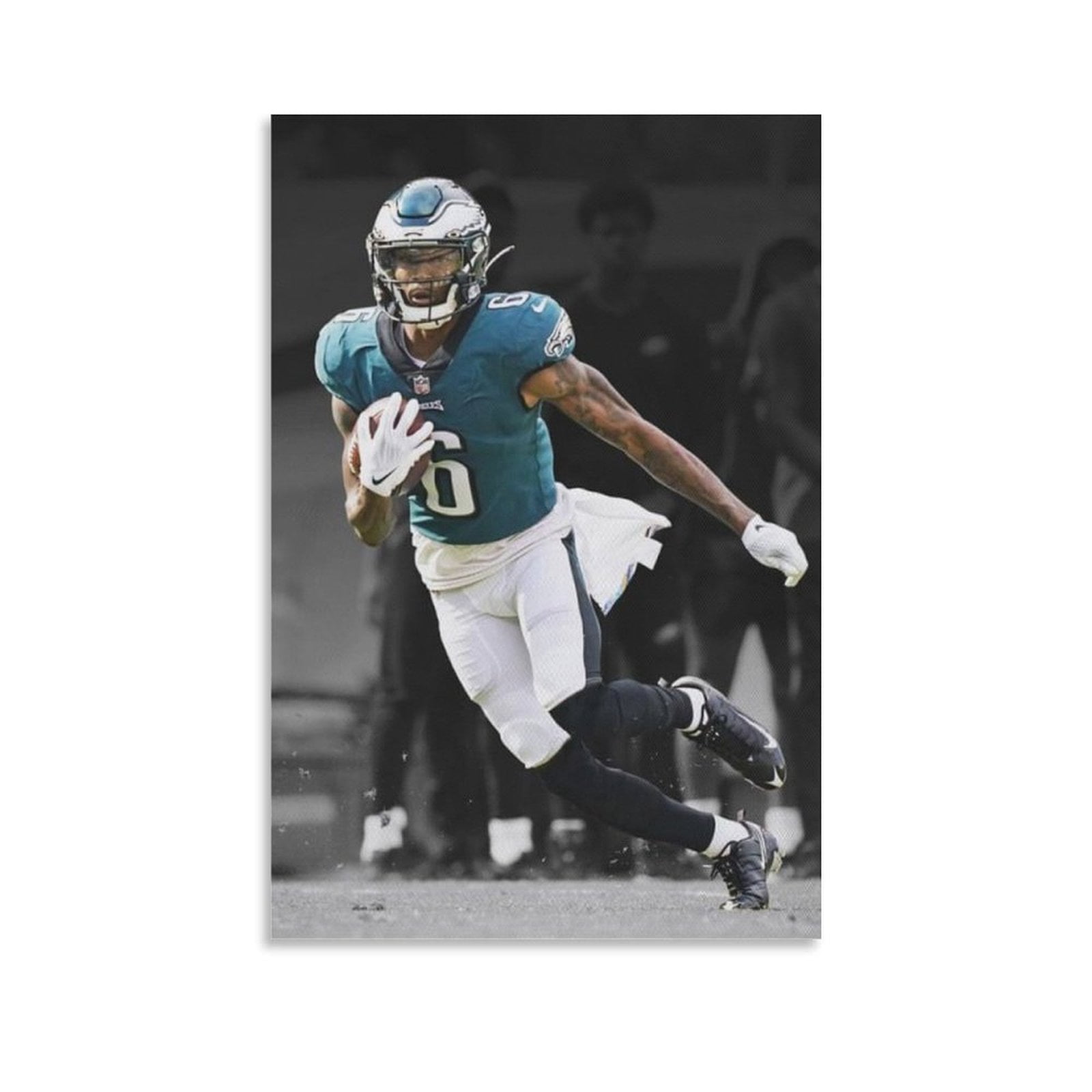 Devonta Smith Poster Canvas Poster Poster Cool Artworks Painting Wall ...