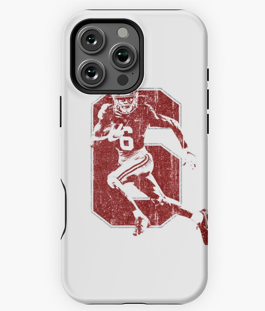 Devonta Smith Variant Football Art Phone Case for iPhone 16 15 14 13 12 ...