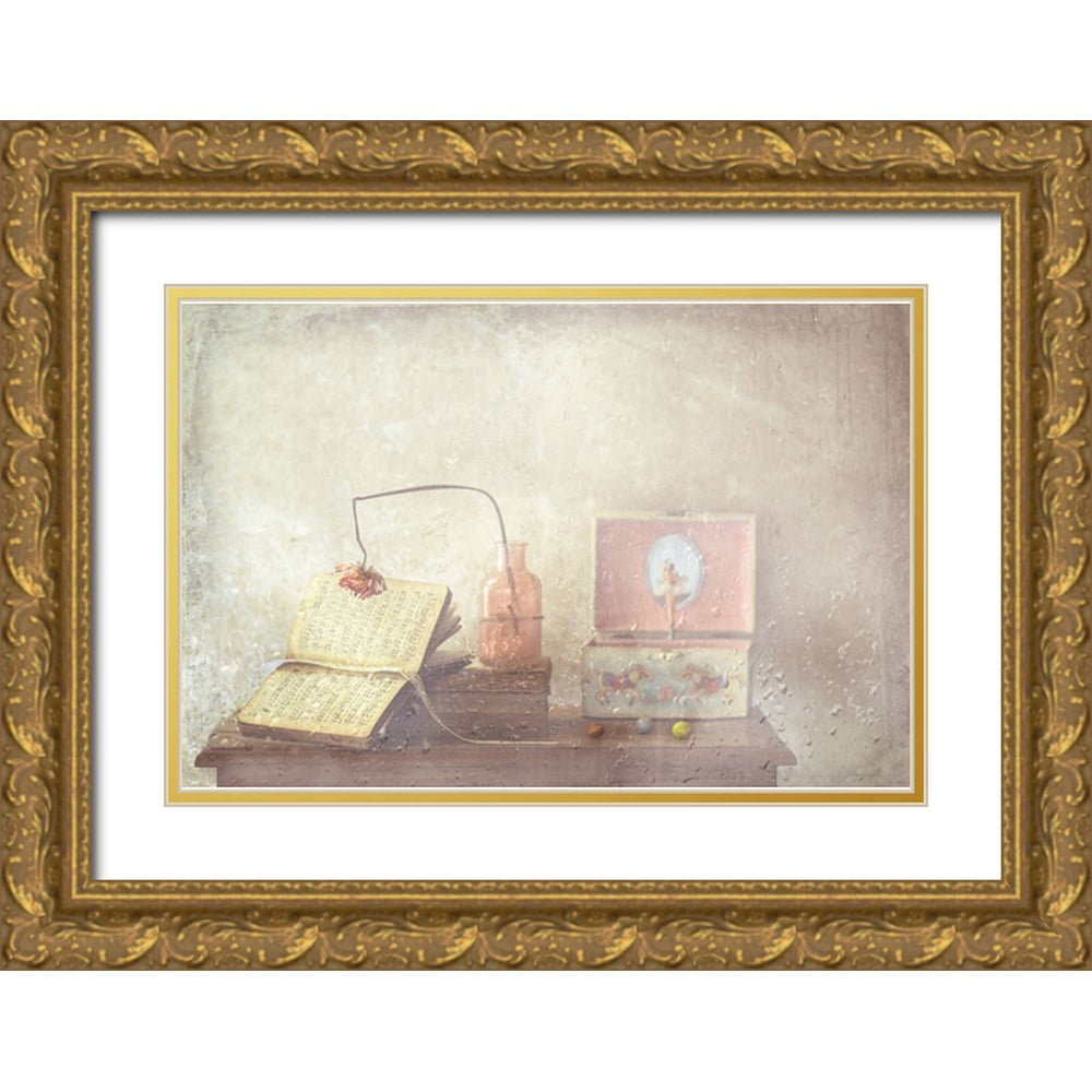 Devos, Delphine 18x13 Gold Ornate Wood Framed with Double Matting ...