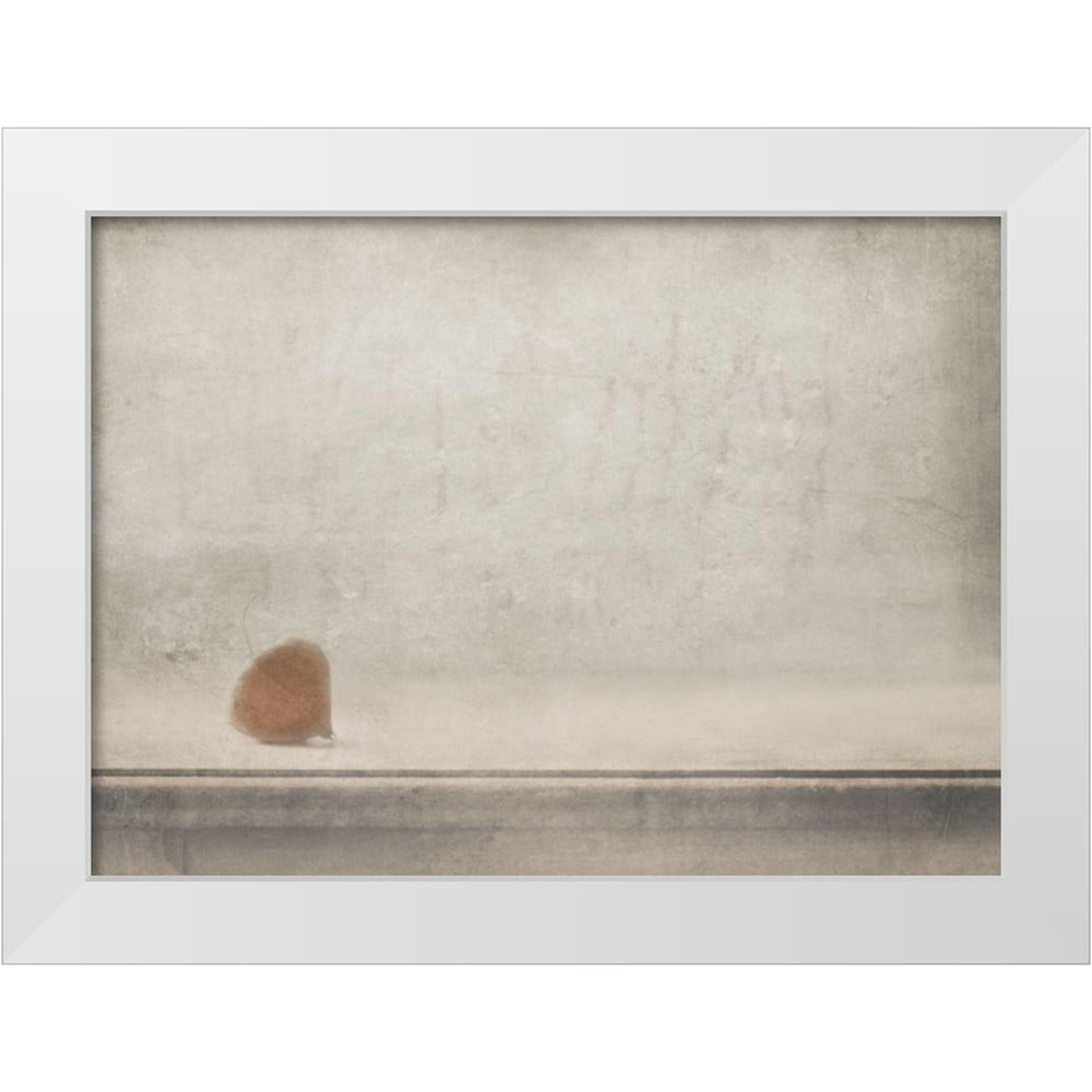 Devos, Delphine 18x14 White Modern Wood Framed Museum Art Print Titled - Solitude Stands By The ...