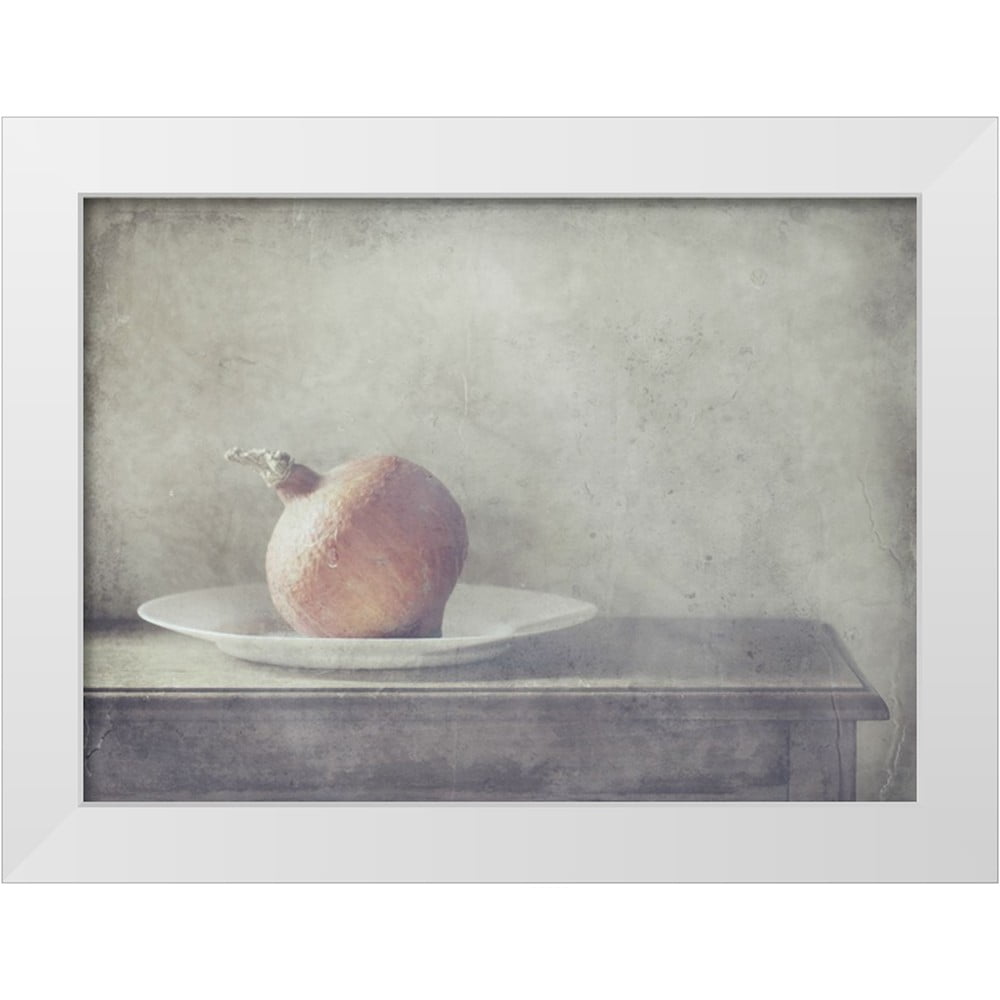 Devos, Delphine 24x19 White Modern Wood Framed Museum Art Print Titled - Alone - Walmart.com