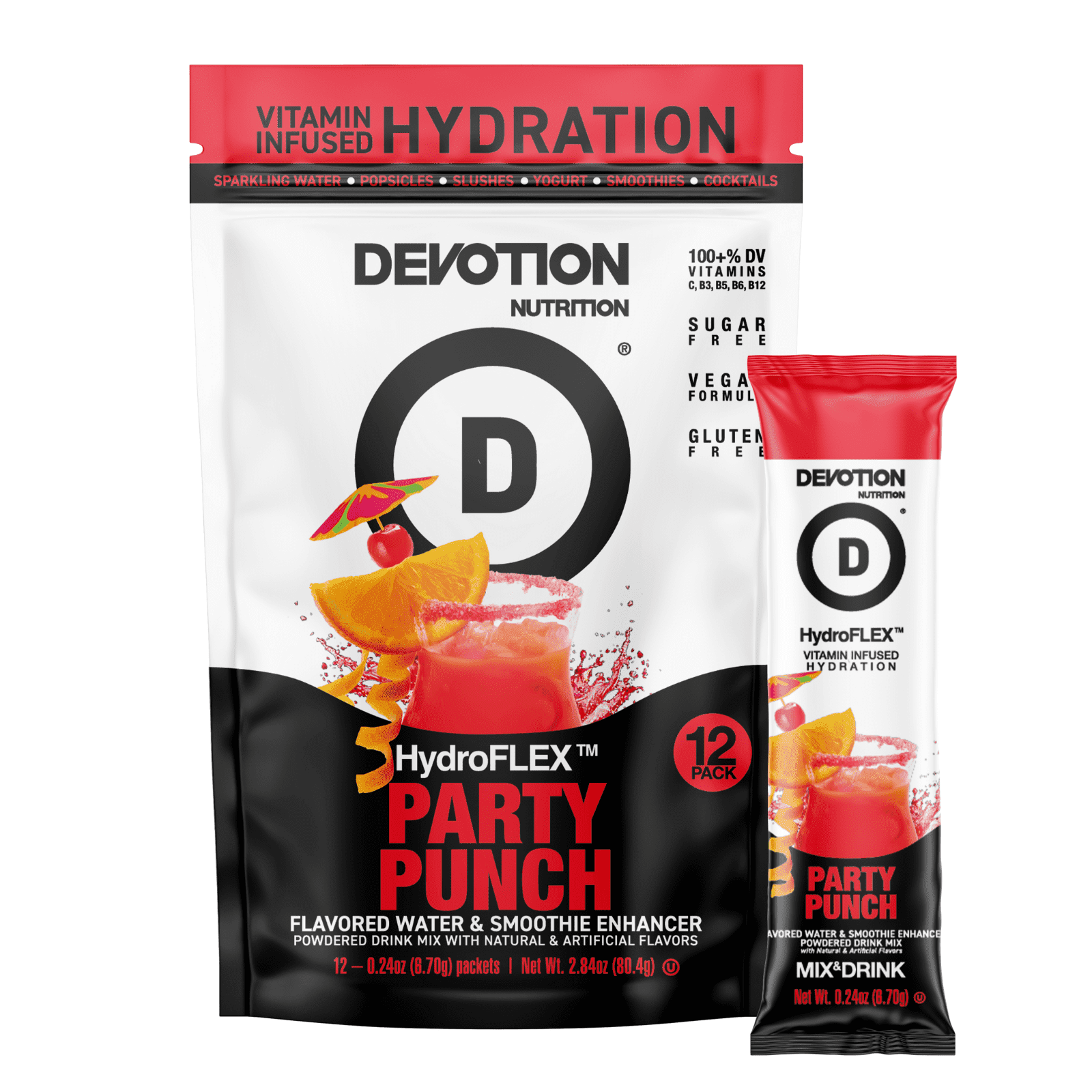 Devotion Nutrition HydroFLEX Packets | Vitamin Infused Hydration Powder ...