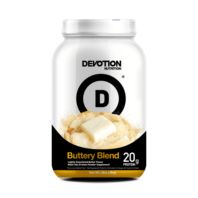 Devotion Nutrition, Buttery Blend Multi-use Protein Powder Supplement ...