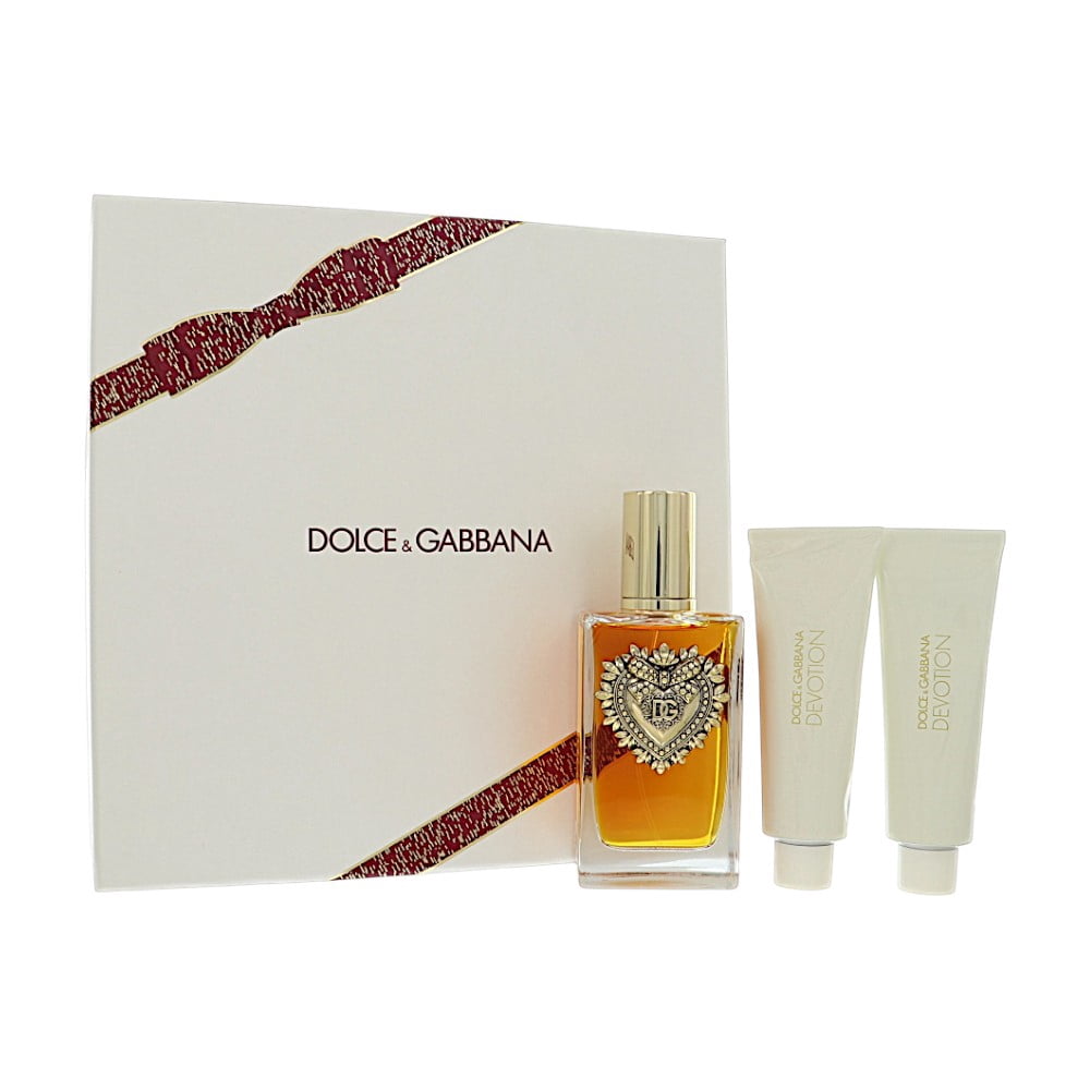 Dolce & Gabbana Devotion 3 Piece Set For Women: 3.3 Oz Eau De Parfum ...