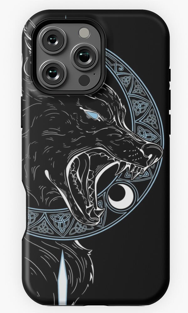 Devour the Moon Fantasy Phone Case for iPhone 16 15 14 13 12 11 Pro Max ...