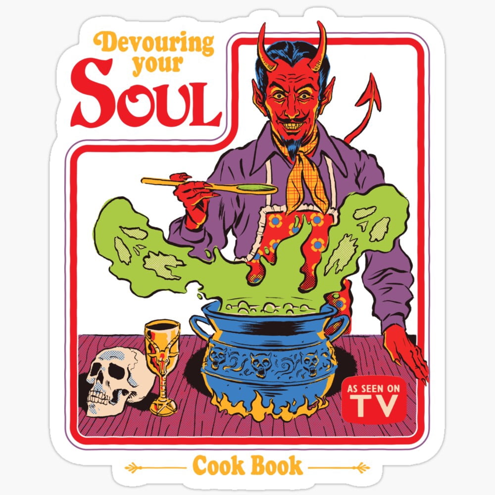 Devouring Your Soul Sticker Phone Decal Water Bottle Stickers Car ...