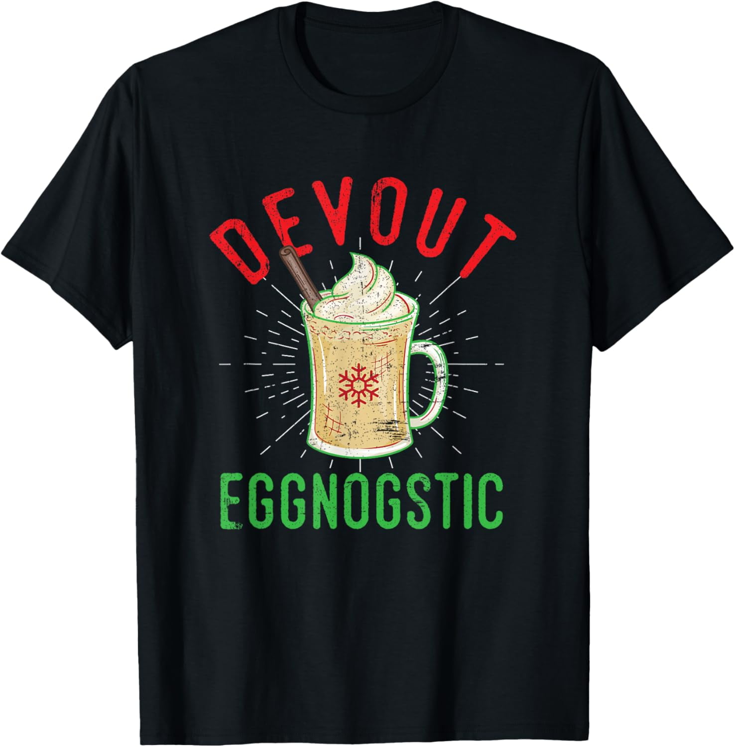 Devout Eggnostic Funny Eggnog Design for Egg Nog Lovers - Walmart.com